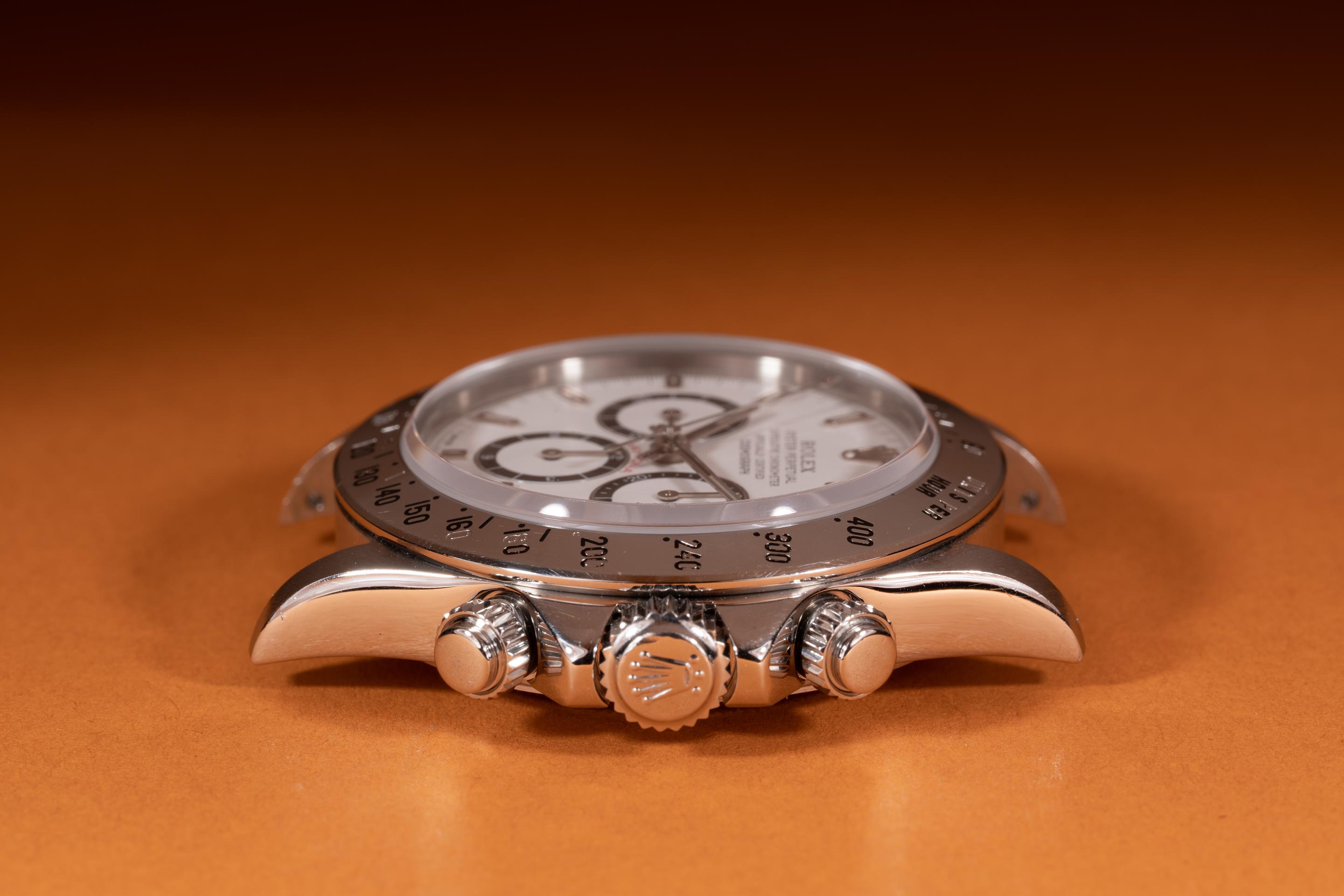 FS: 1991 Rolex Zenith Daytona 16520 White Inverted 6 Dial with Papers ...